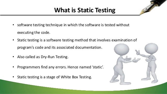 Static Testing