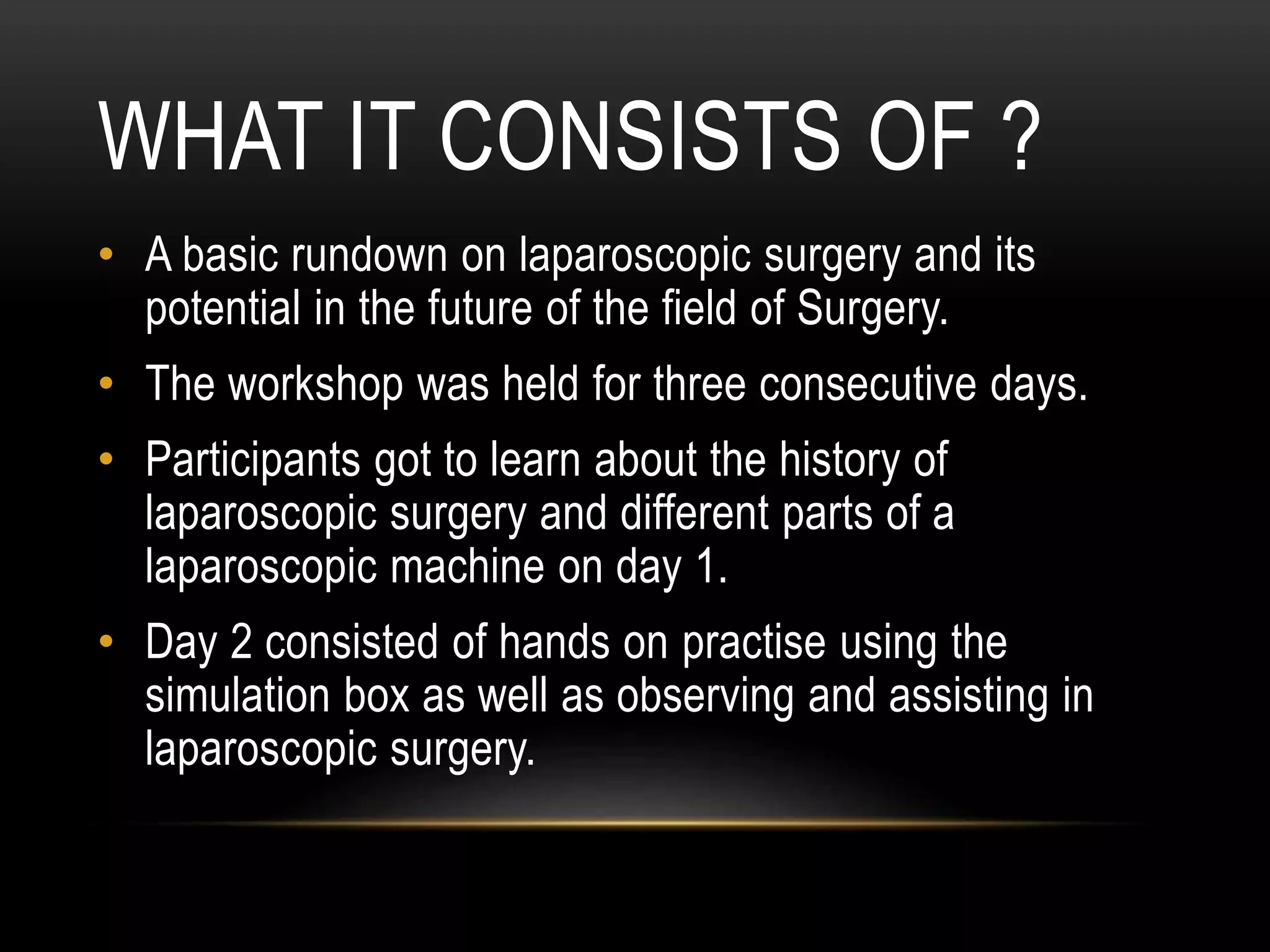 basic endoscopy & laparoscopic training & workshop.ppt