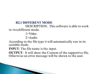 Designing of Video Player with Python | PPSX | Home Entertainment ...
