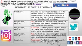 Project 1. week 1 english | PPT