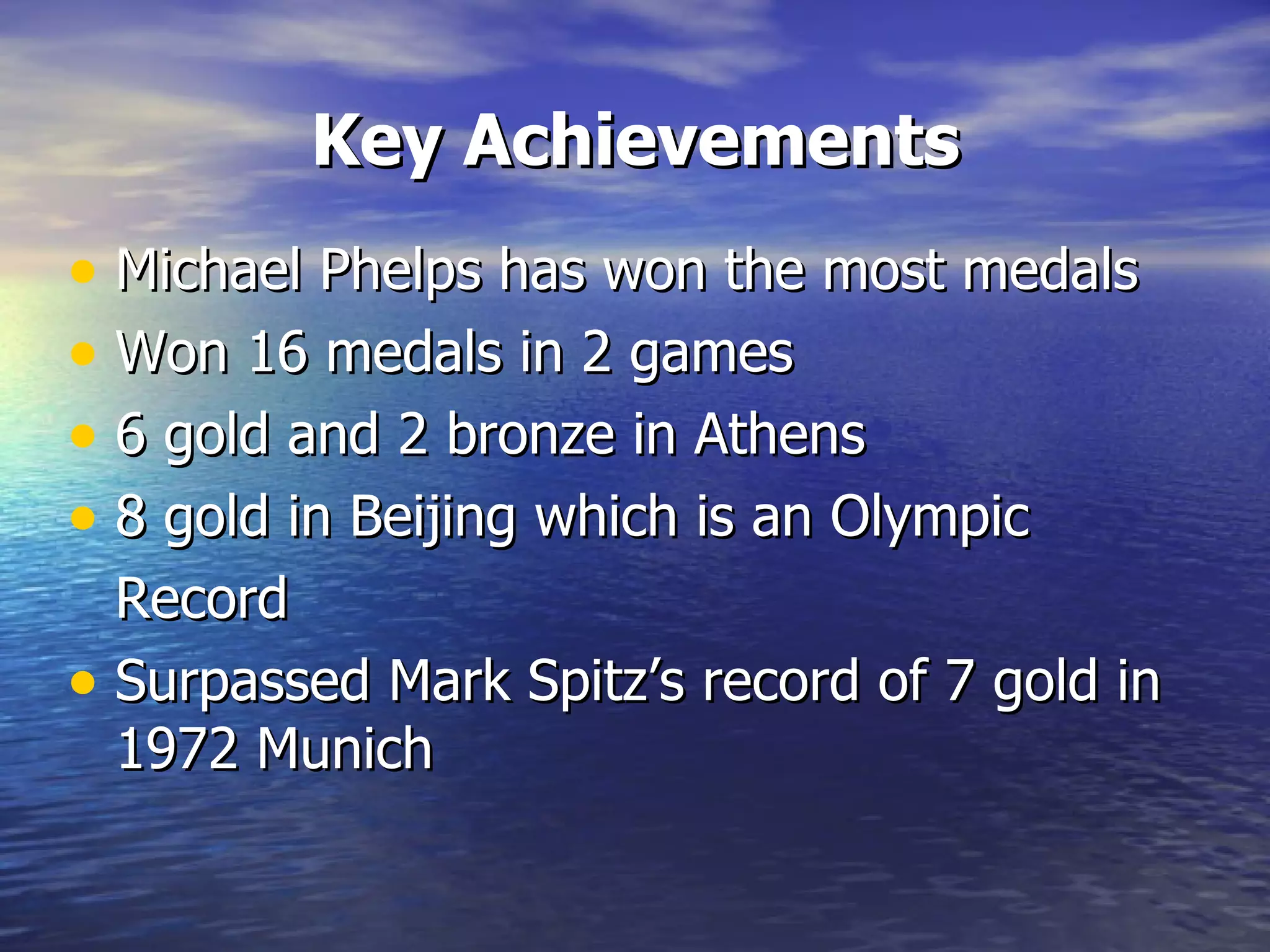 Michael Phelps - Olympic Swimmer | PPT