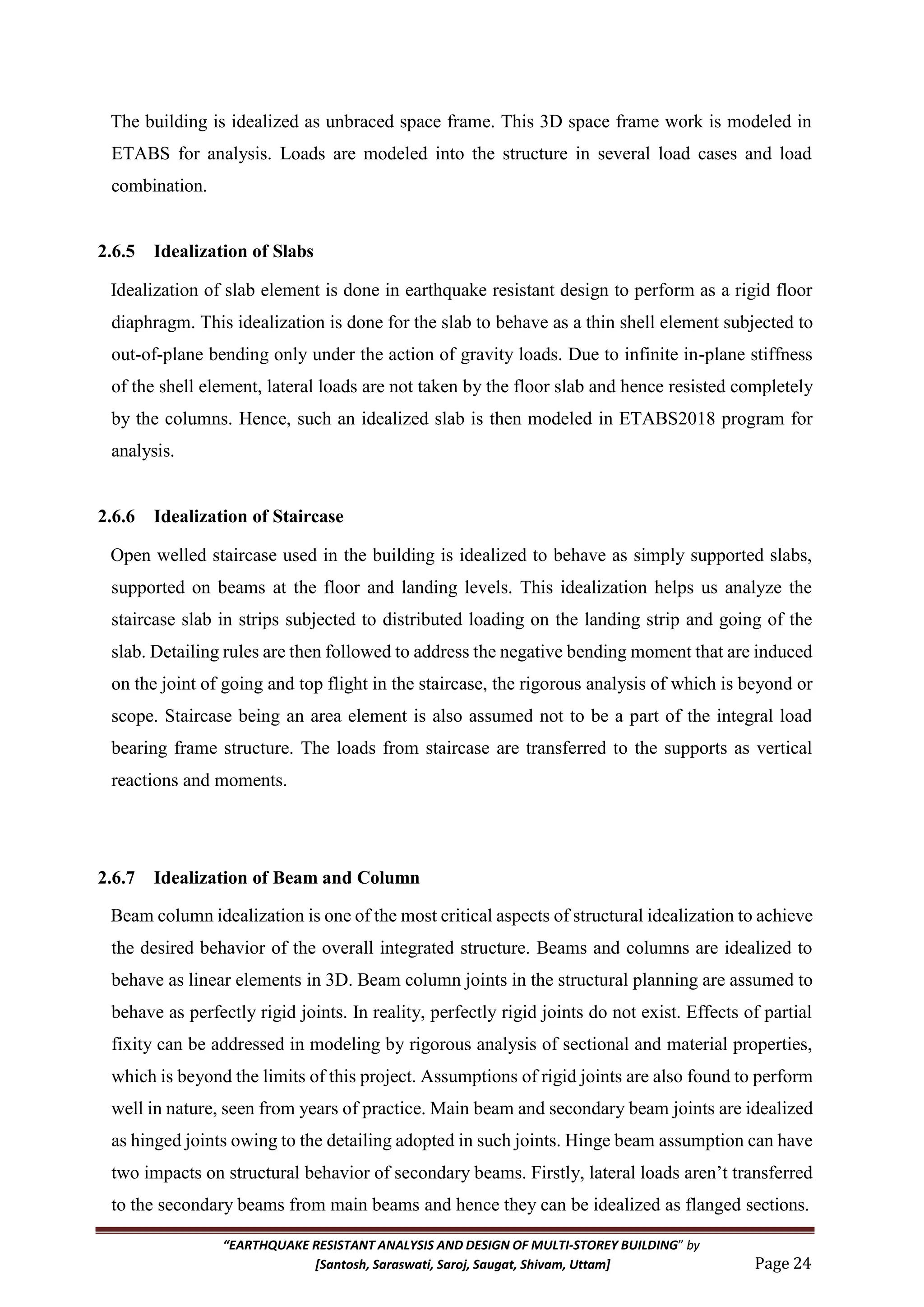 PROJECT 1-ANALYSIS AND DESIGN OF MULTI STORIED BUILDING PROJECT.docx