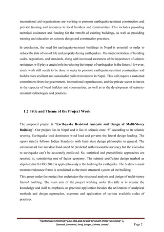 PROJECT 1-ANALYSIS AND DESIGN OF MULTI STORIED BUILDING PROJECT.docx