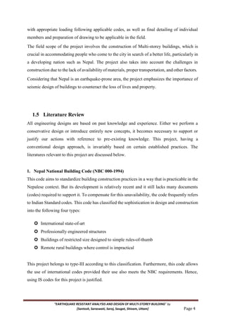 PROJECT 1-ANALYSIS AND DESIGN OF MULTI STORIED BUILDING PROJECT.docx