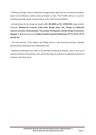PROJECT 1-ANALYSIS AND DESIGN OF MULTI STORIED BUILDING PROJECT.docx