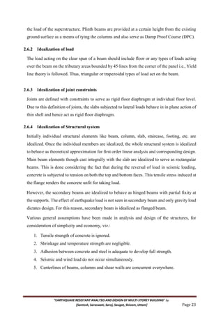 PROJECT 1-ANALYSIS AND DESIGN OF MULTI STORIED BUILDING PROJECT.docx