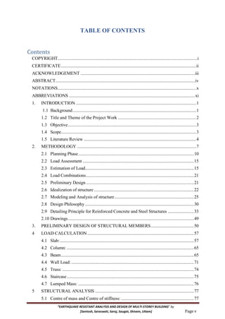 PROJECT 1-ANALYSIS AND DESIGN OF MULTI STORIED BUILDING PROJECT.docx