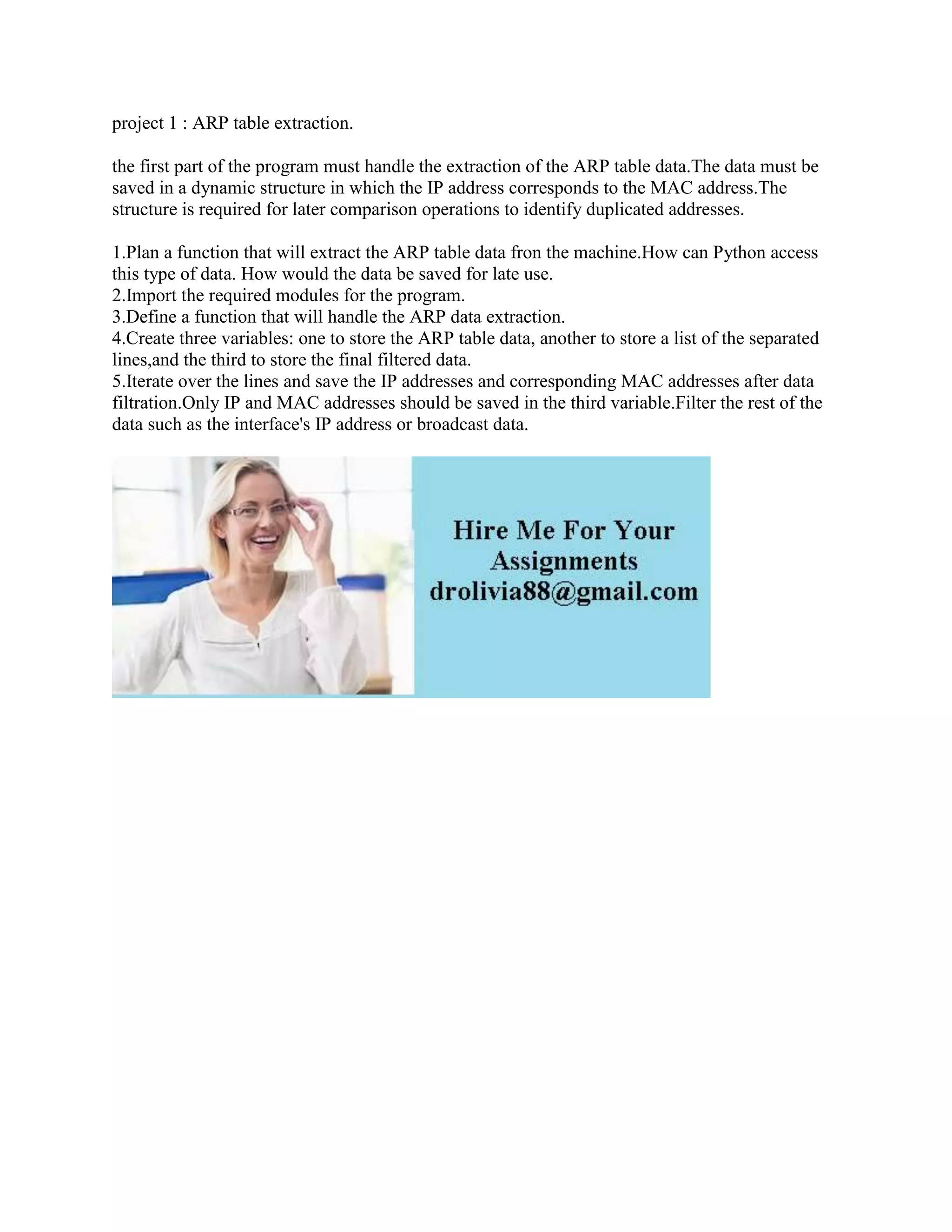 project 1 - ARP table extraction- the first part of the program must h.docx