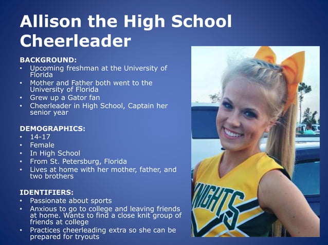 Project 1 Audience Persona @UFCheer | PPTX