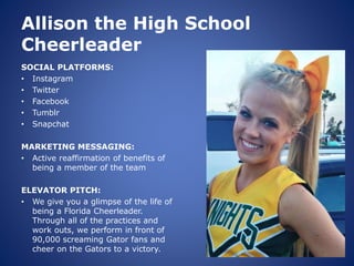 Project 1 Audience Persona @UFCheer | PPTX