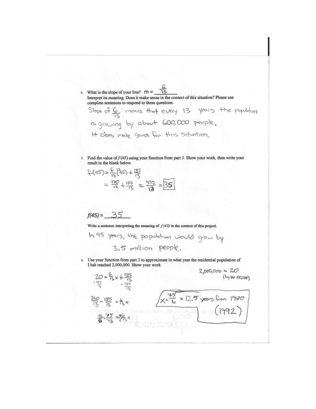 Project #1 math 1010 | PDF