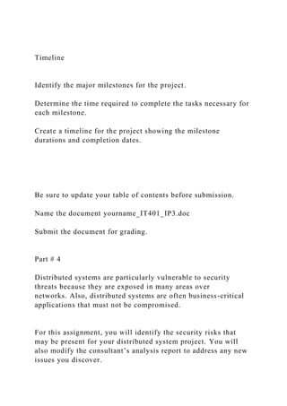 Project #1-Note all projects must be in seperate microsoft word.docx