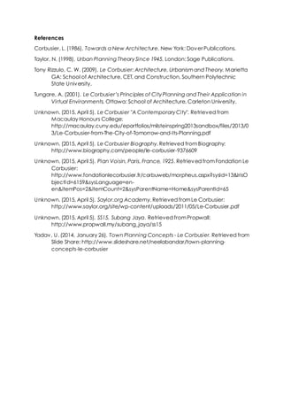 Theories of Architecture & Urbanism (Project 1part 1 stage 1) | DOCX