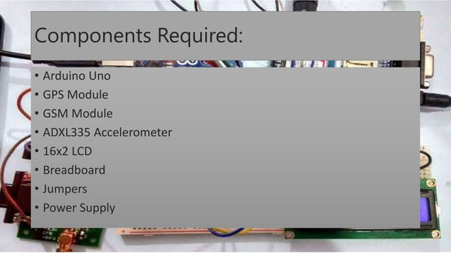 IoT based Tracking System | PPT