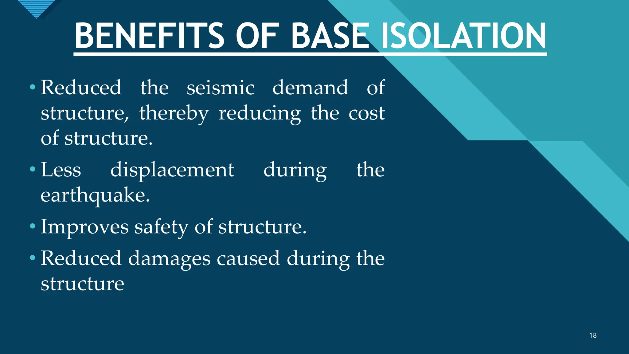 Base isolation method System for Multi storey Building | PPT