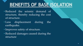 Base isolation method System for Multi storey Building | PPT