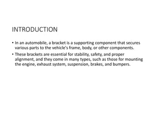 STRUCTURAL ANALYSIS OF A BRACKET USING ANSYS | PDF
