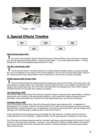 1950s American sci-fi films | PDF | Science Fiction | Genres