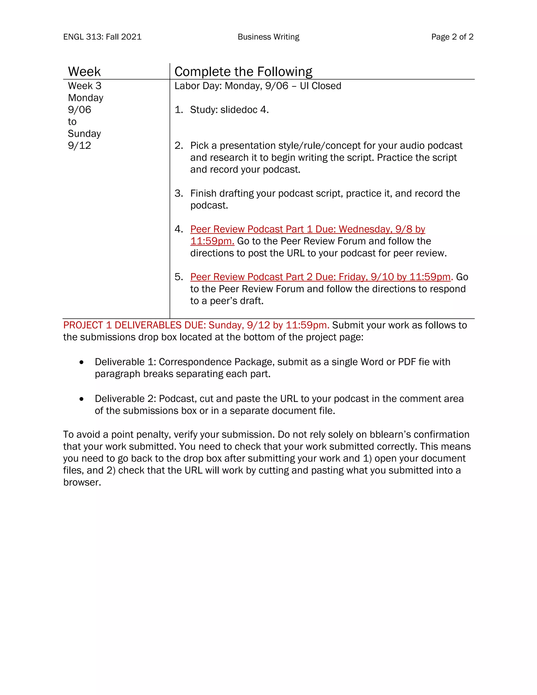 Project1 interpersonal communication_schedule | PDF