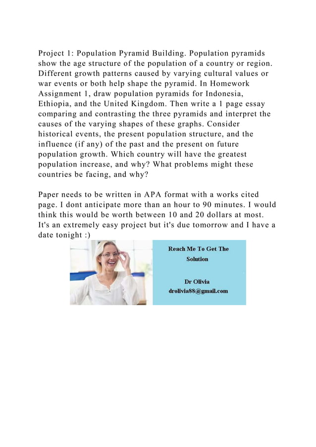 Project 1 Population Pyramid Building. Population pyramids show the.docx