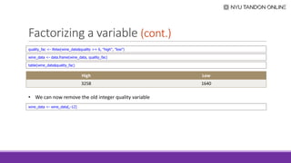 Predicting Wine Quality Using Different Implementations of Decision Tree Algorithm in R | PPTX