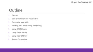 Predicting Wine Quality Using Different Implementations of Decision Tree Algorithm in R | PPTX