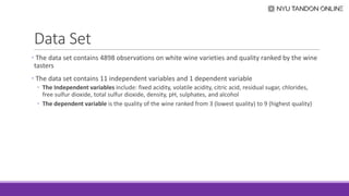Predicting Wine Quality Using Different Implementations of Decision Tree Algorithm in R | PPTX ...