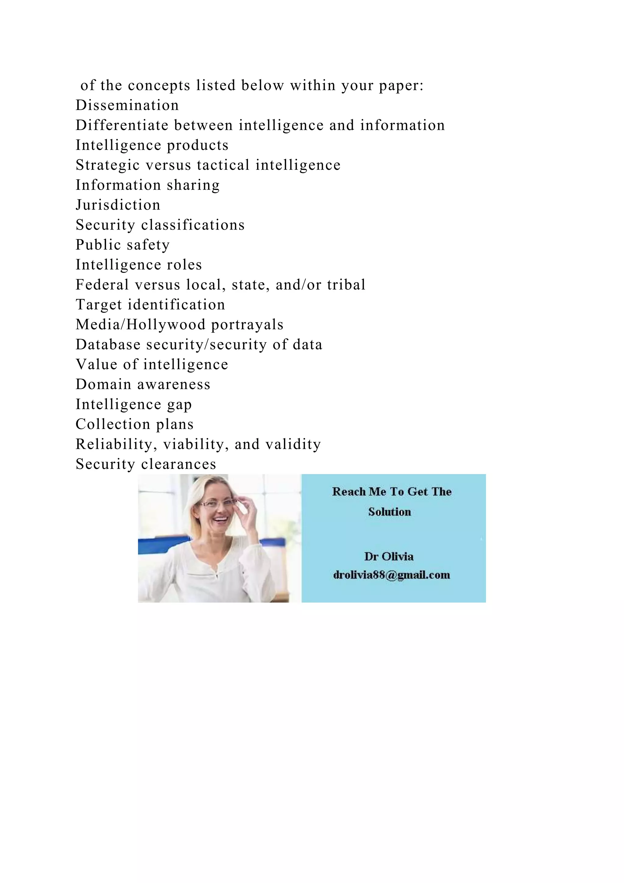 Project 1 Scenario There is a Top Secret intelligence report.docx