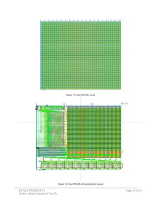 Project Report Of SRAM Design | PDF