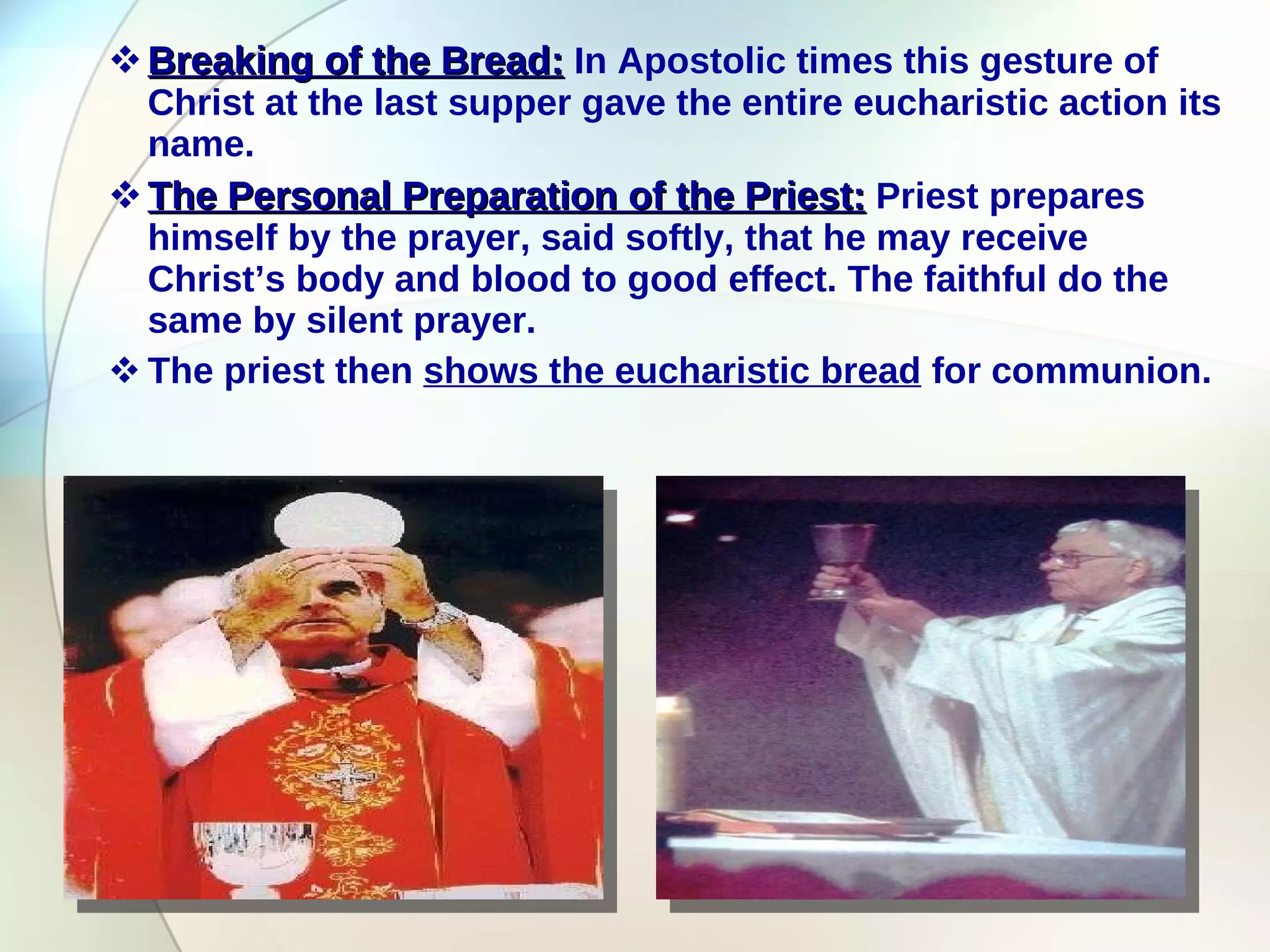 HOLY EUCHARIST and BASIC CATECHISM OF THE HOLY MASS | PPT
