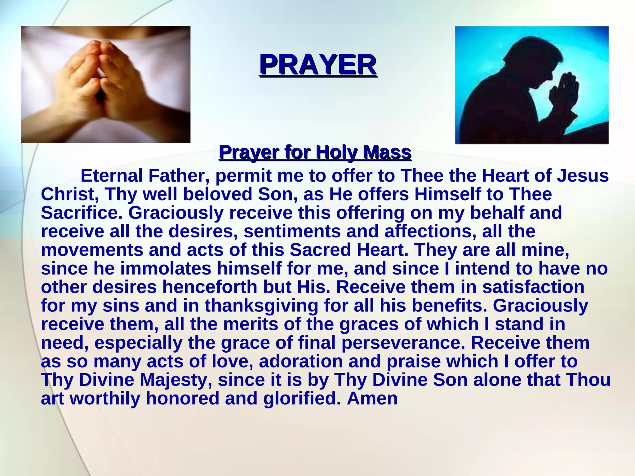 HOLY EUCHARIST and BASIC CATECHISM OF THE HOLY MASS | PPT
