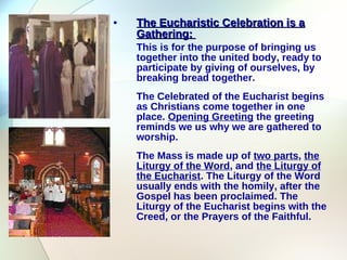 HOLY EUCHARIST and BASIC CATECHISM OF THE HOLY MASS | PPT