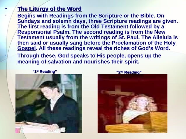 HOLY EUCHARIST and BASIC CATECHISM OF THE HOLY MASS | PPT