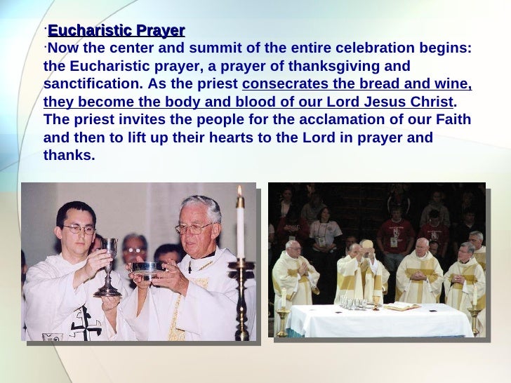 HOLY EUCHARIST and BASIC CATECHISM OF THE HOLY MASS