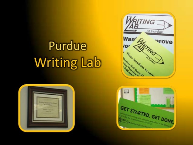 Purdue Writing Lab | PPT