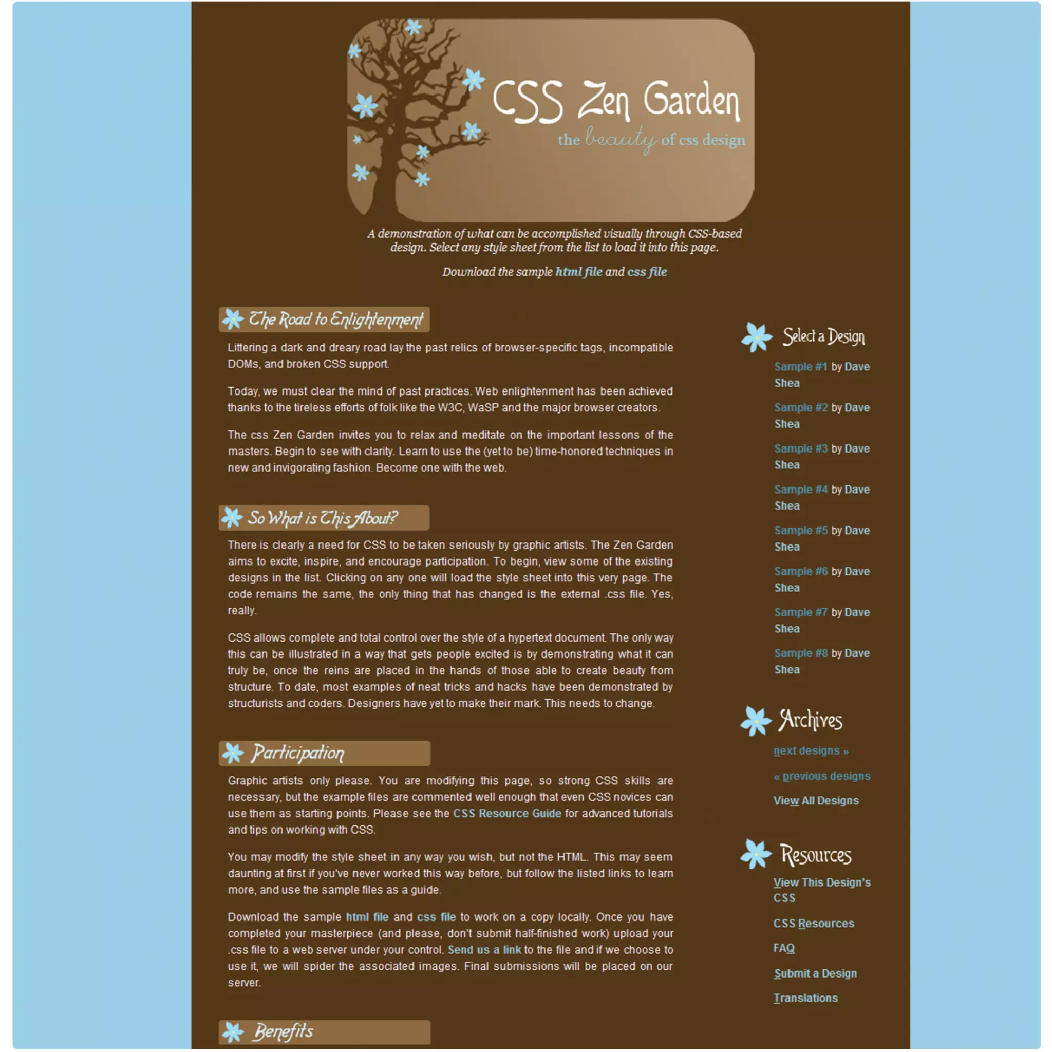 CSS Zen Garden | PDF