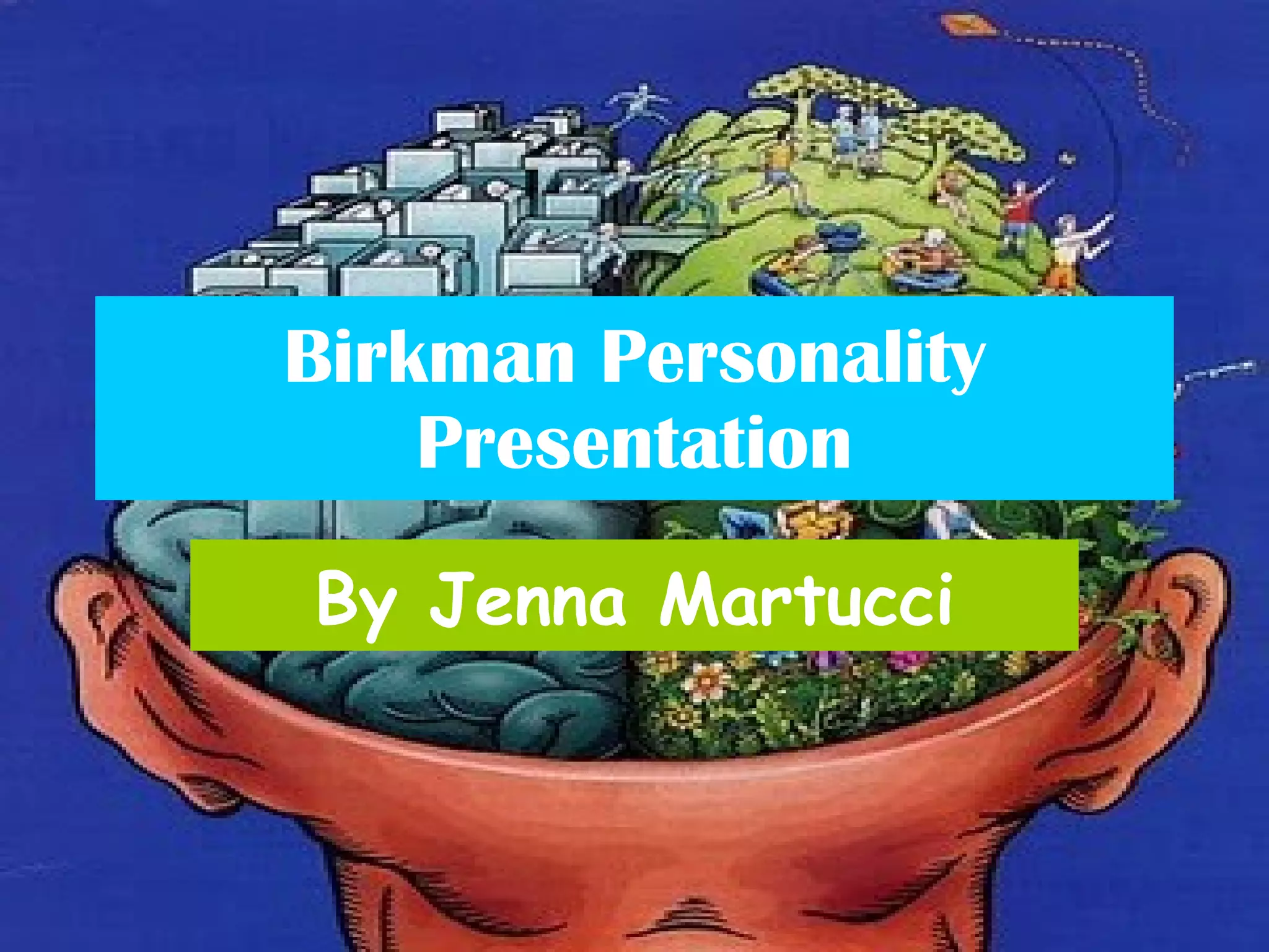 Birkman Personality Presentation | PPT