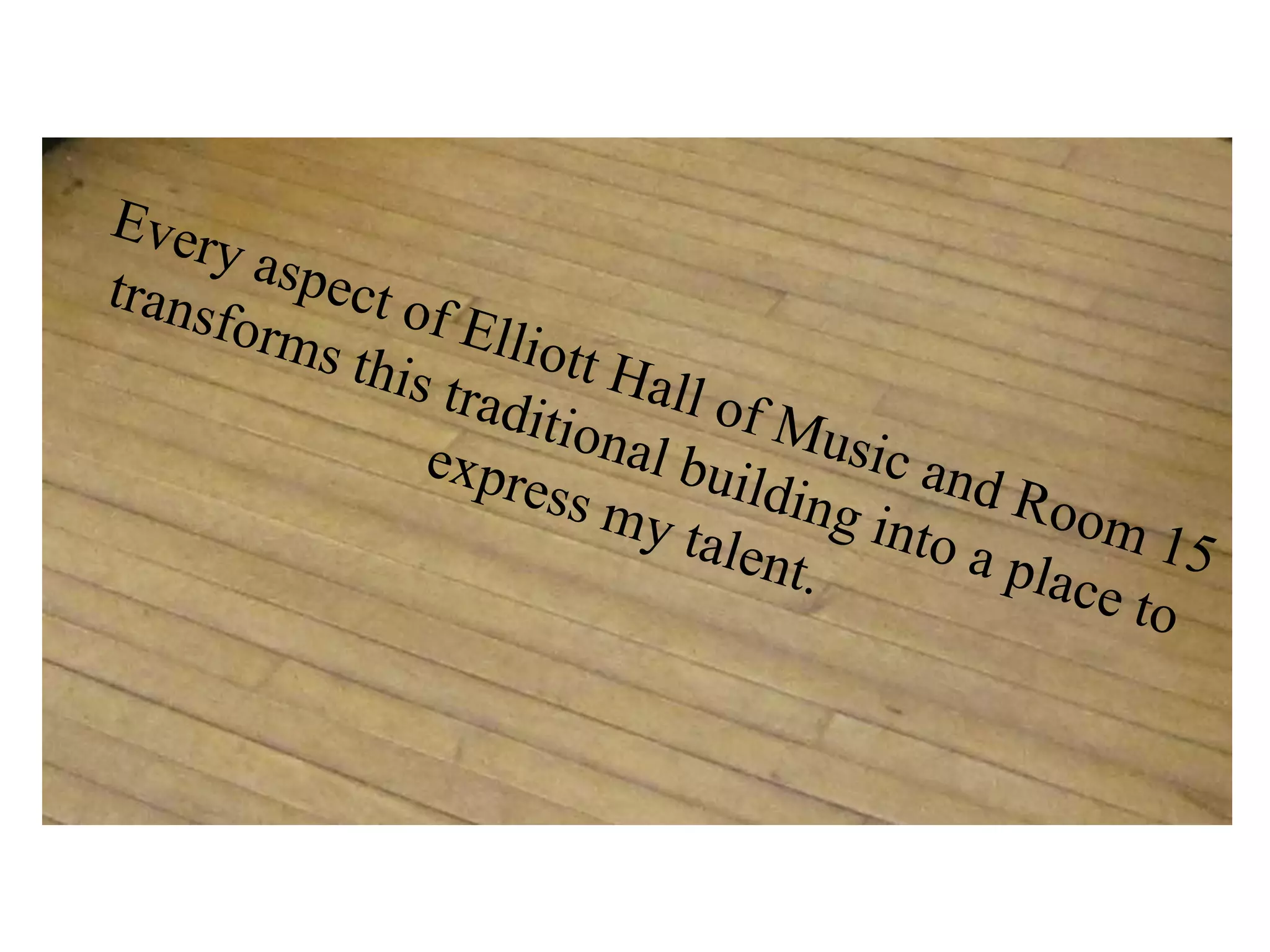 Purdue's Elliott Hall of Music | PPTX