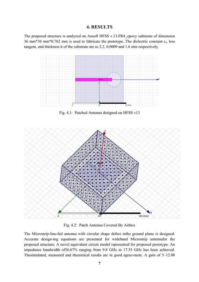 HFSS ANTENNA FOR KU BAND WITH DEFECTED GROUND STRUCTURES | PDF