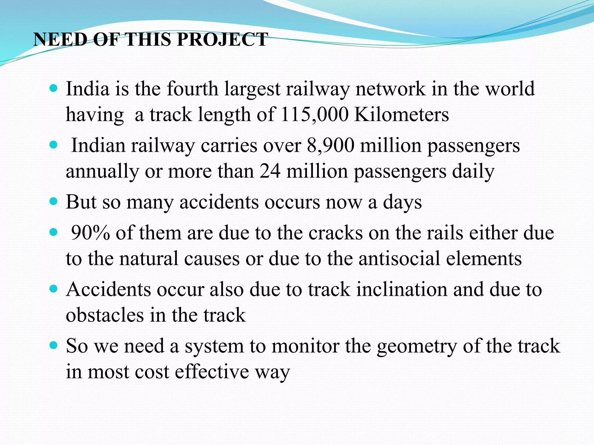 RAILWAY TRACK GEOMETRY SURVEYING SYSTEM | PPTX