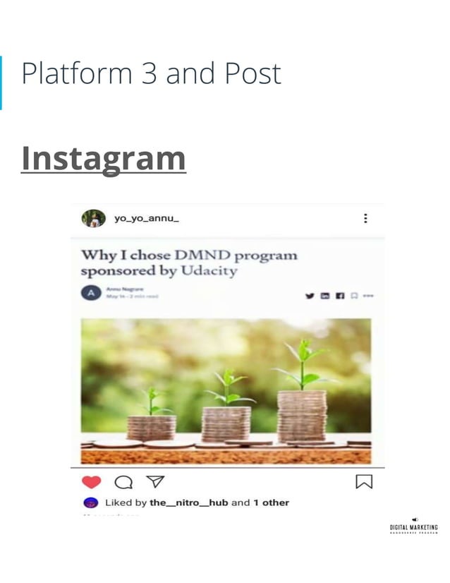 Udacity Project 2 Market your Content | PPTX