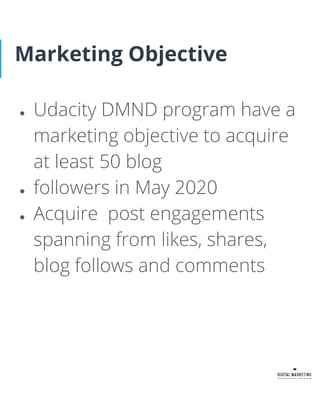 Udacity Project 2 Market your Content | PPTX