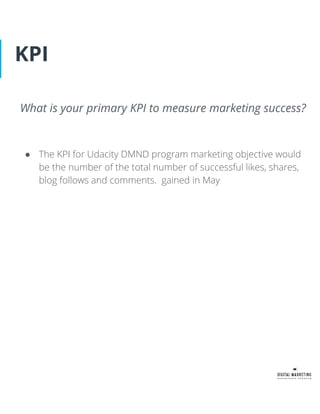 Udacity Project 2 Market your Content | PPTX