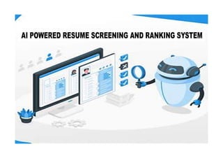 AI powered resume screening and ranking system | PDF