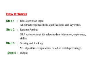 AI powered resume screening and ranking system | PDF