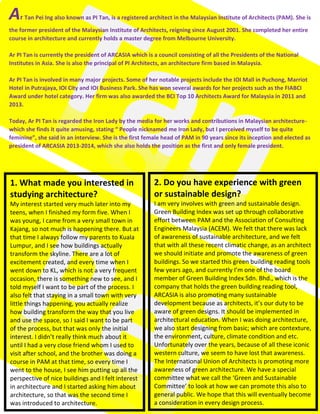 SEMESTER 1 Introduction to Construction Industry Project 2 - Building ...