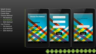 Android Lock Screen | PPT