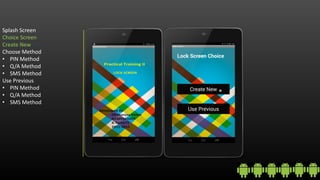 Android Lock Screen | PPT