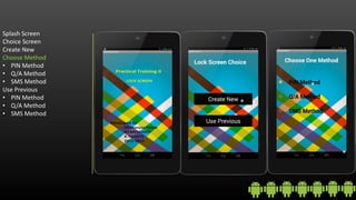 Android Lock Screen | PPT