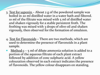 Phytochemicals found in medicinal plants | PPTX
